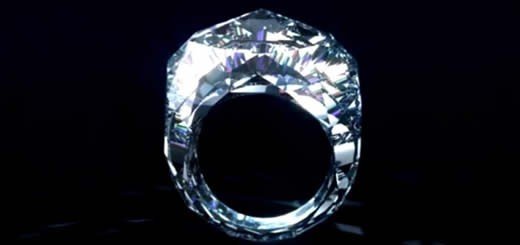 Solid Diamond Ring Bling